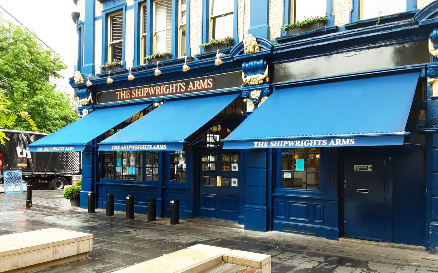 Traditional Victorian Awnings for The Shipwrights Arms