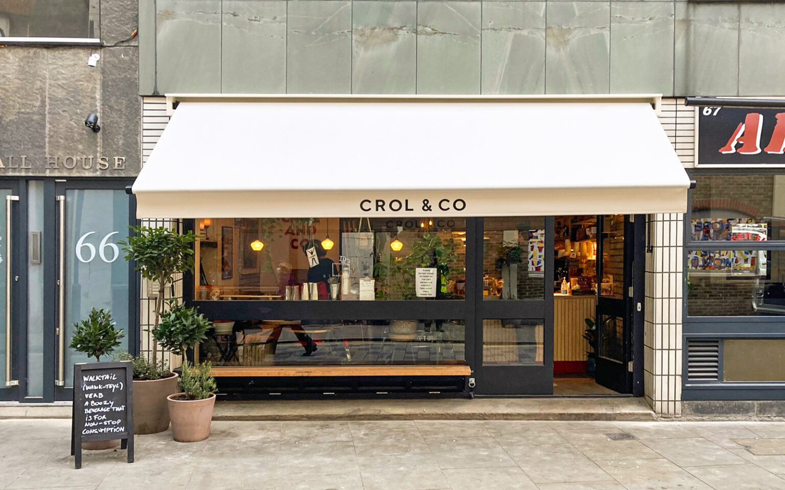 Beautiful Greenwich Awning Designed for Croc & Co Café - Commercial ...